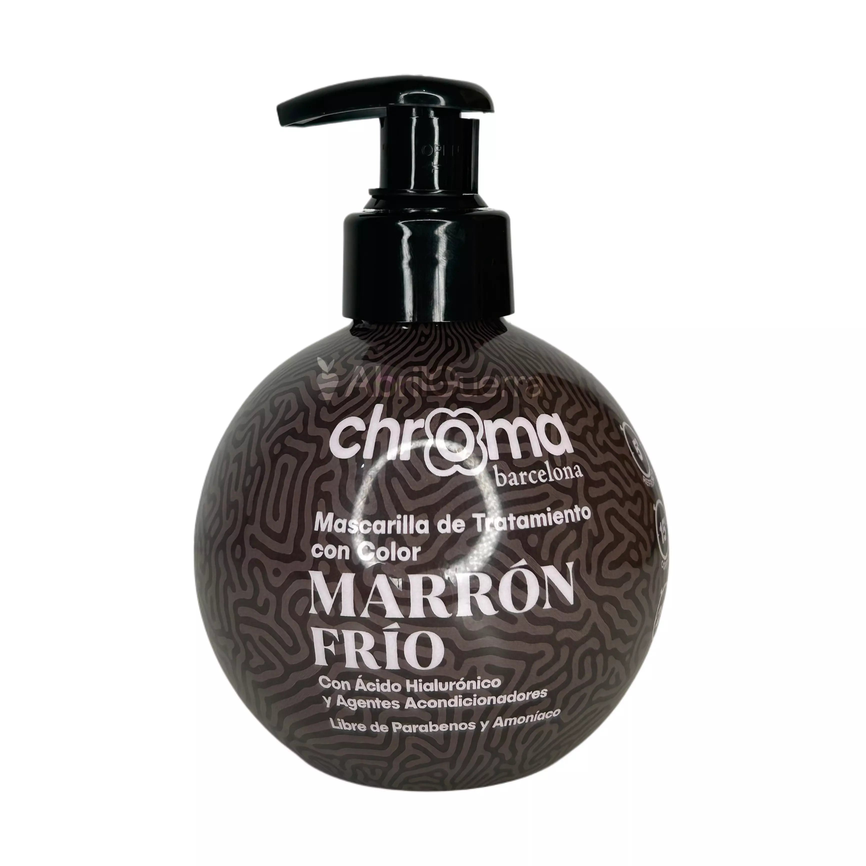 CHROMA BARCELONA - Marrón frio - Mascarilla con color - 250ml – Abril ...