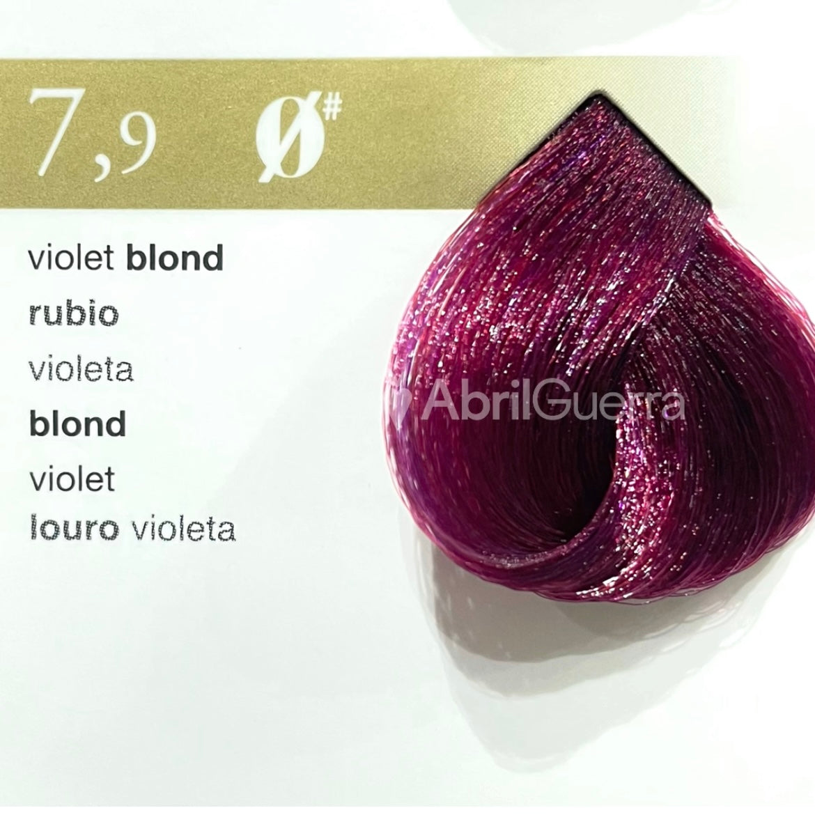 Tinte Salerm vison 7,9 Rubio Violeta – Abril Guerra